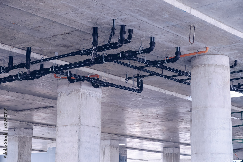 Water pipe engineering, clean line watering transport system in the ...