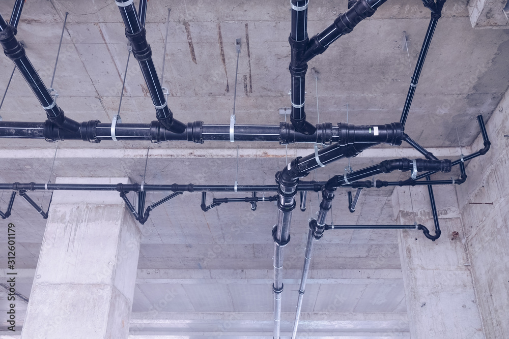 Water pipe engineering, clean line watering transport system in the ...