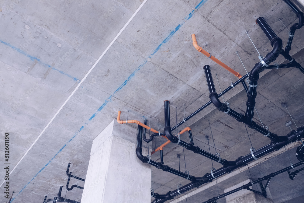 Water pipe engineering, clean line watering transport system in the ...