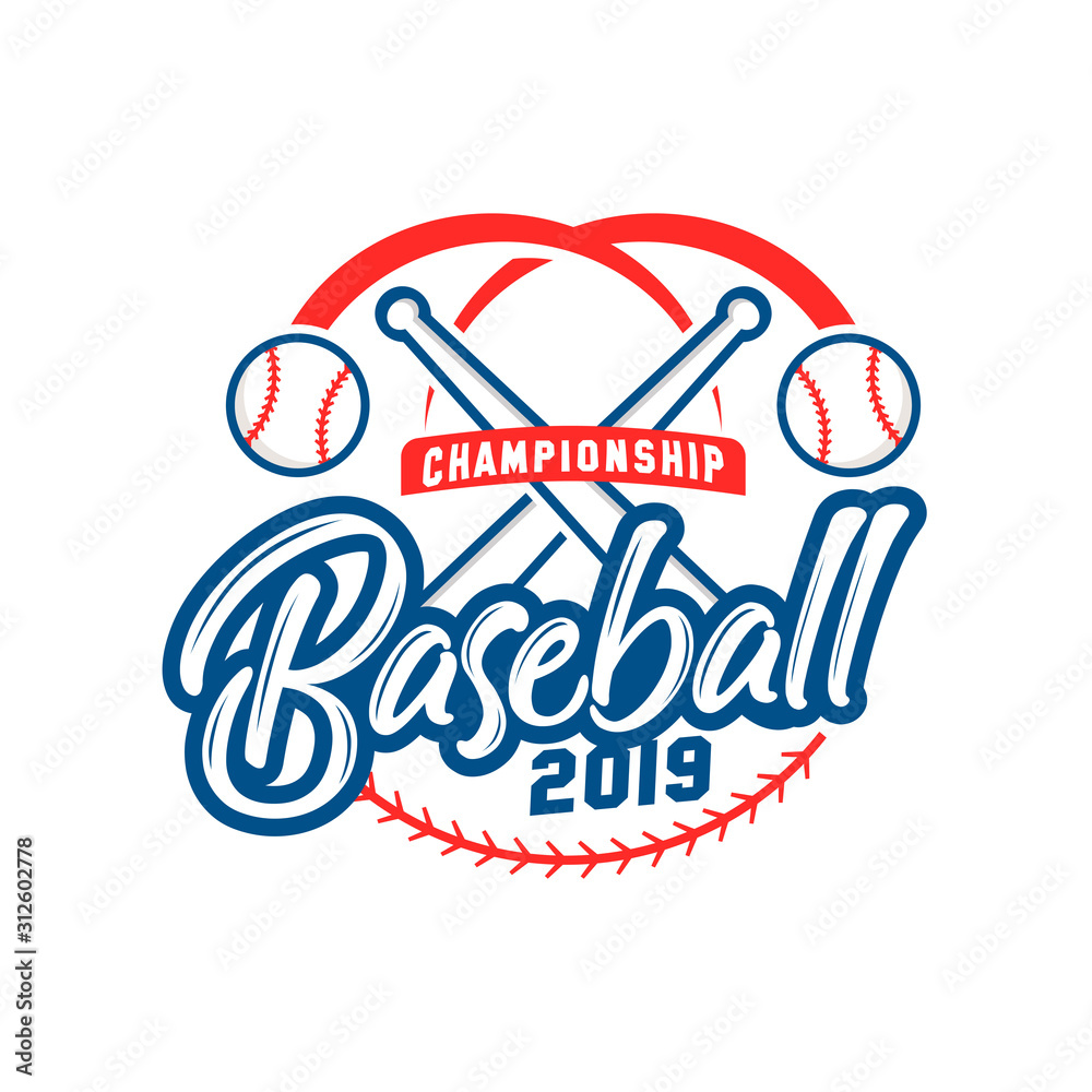 Vetor de Baseball badge,sport logo,team identity,vector illustration do ...