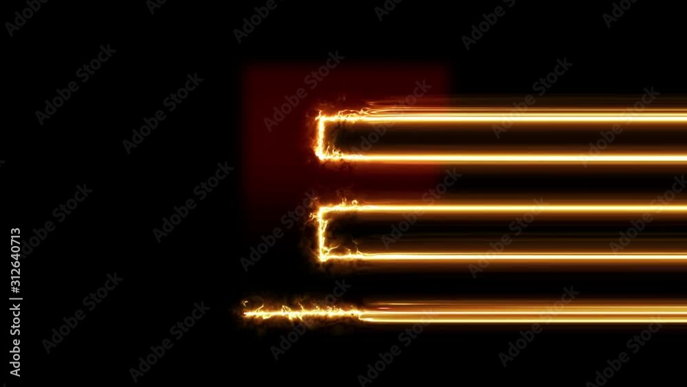 Letter E reveal. Fire plasma glowing motion wipes to center. 4K 60 fps ...