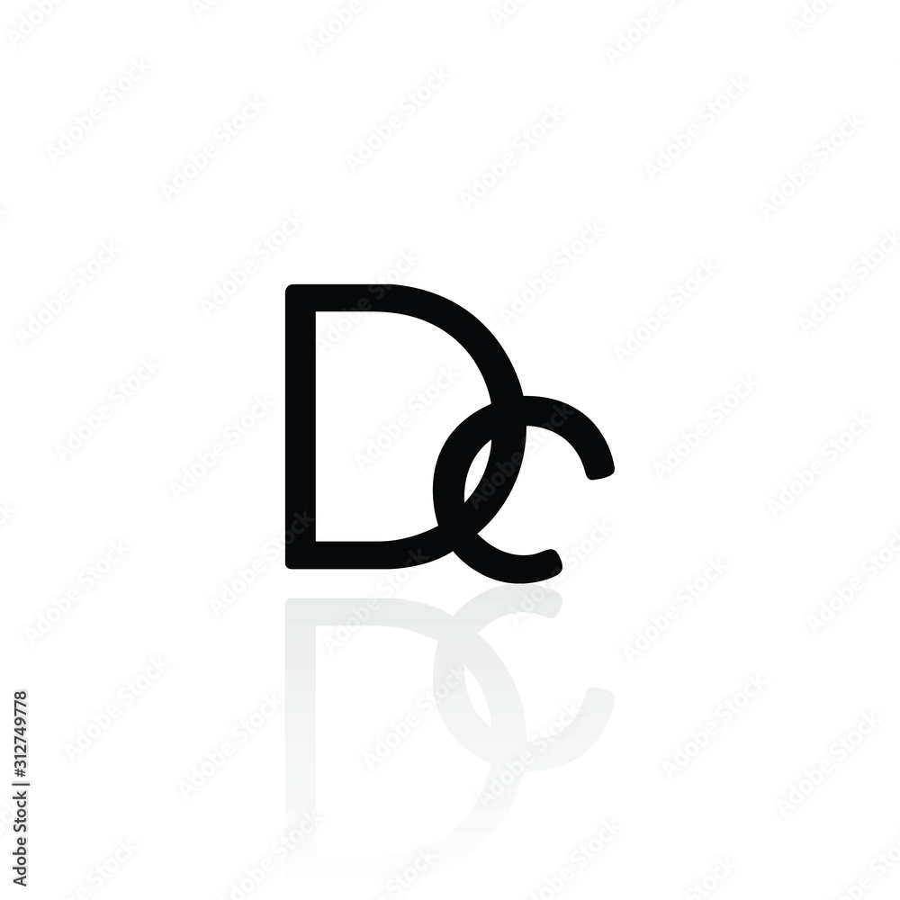 Dc logo attractive template - VECTOR Stock Vector | Adobe Stock