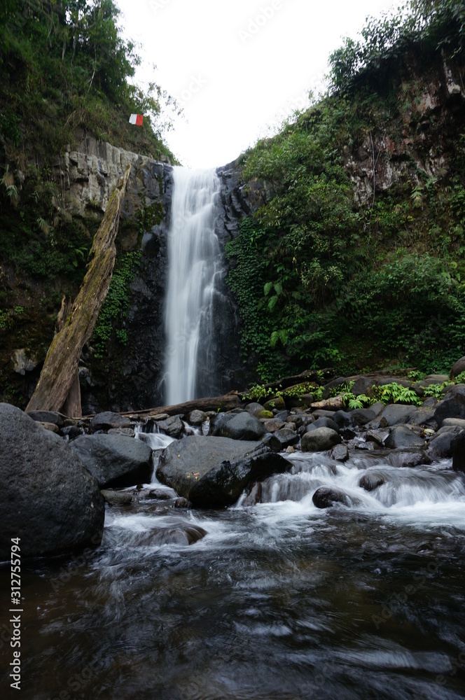 Rayap Waterfall is a beautiful place to visit with water coming from ...