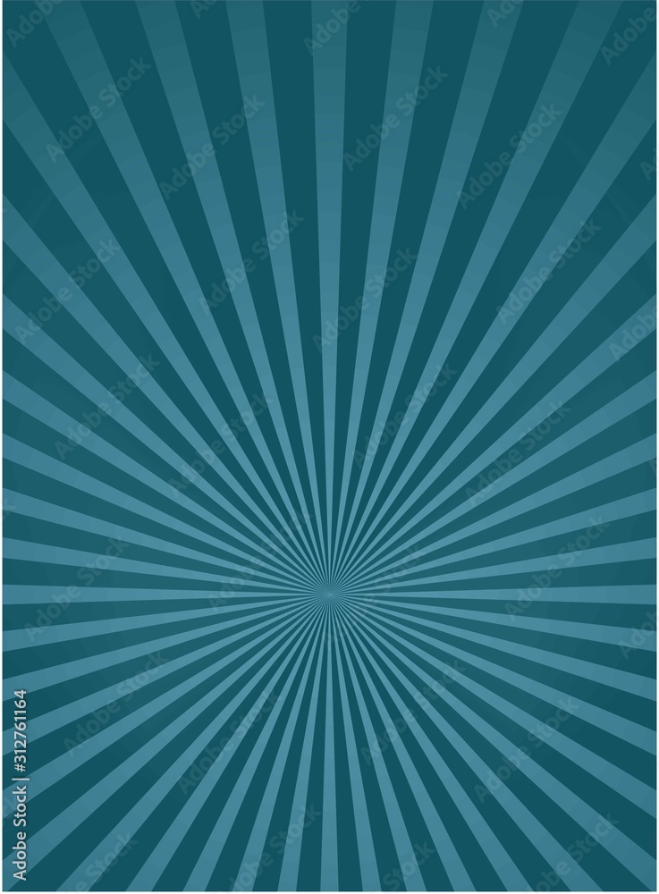 Sunlight vertical background. Blue color burst background. Stock Vector ...
