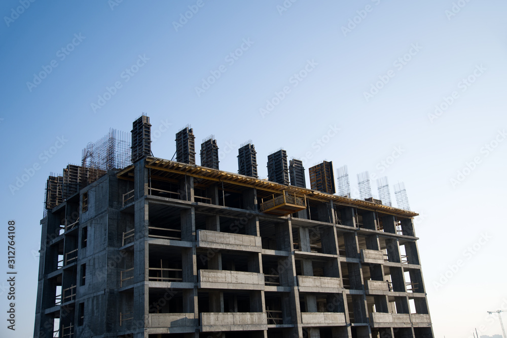 Reinforced formwork concrete for the during construction foundation ...