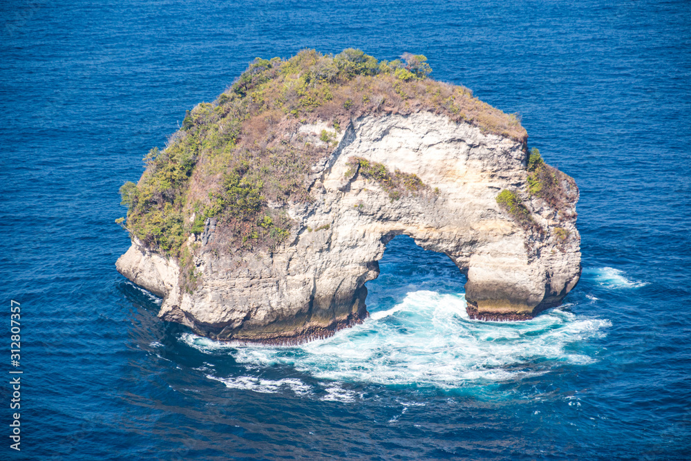 Banah Cliff Sunset View Point With Rock Outcrops and Islands In The ...