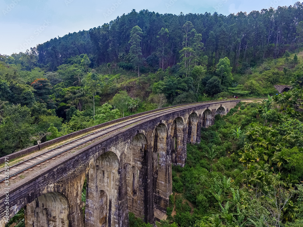 Nine Arch Bridge (Bridge in the Sky) is bridge in Sri Lanka. It is one ...