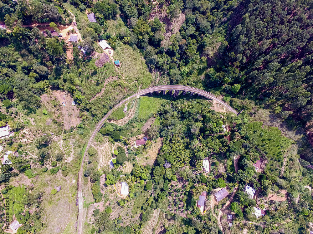 Nine Arch Bridge (Bridge in the Sky) is bridge in Sri Lanka. It is one ...