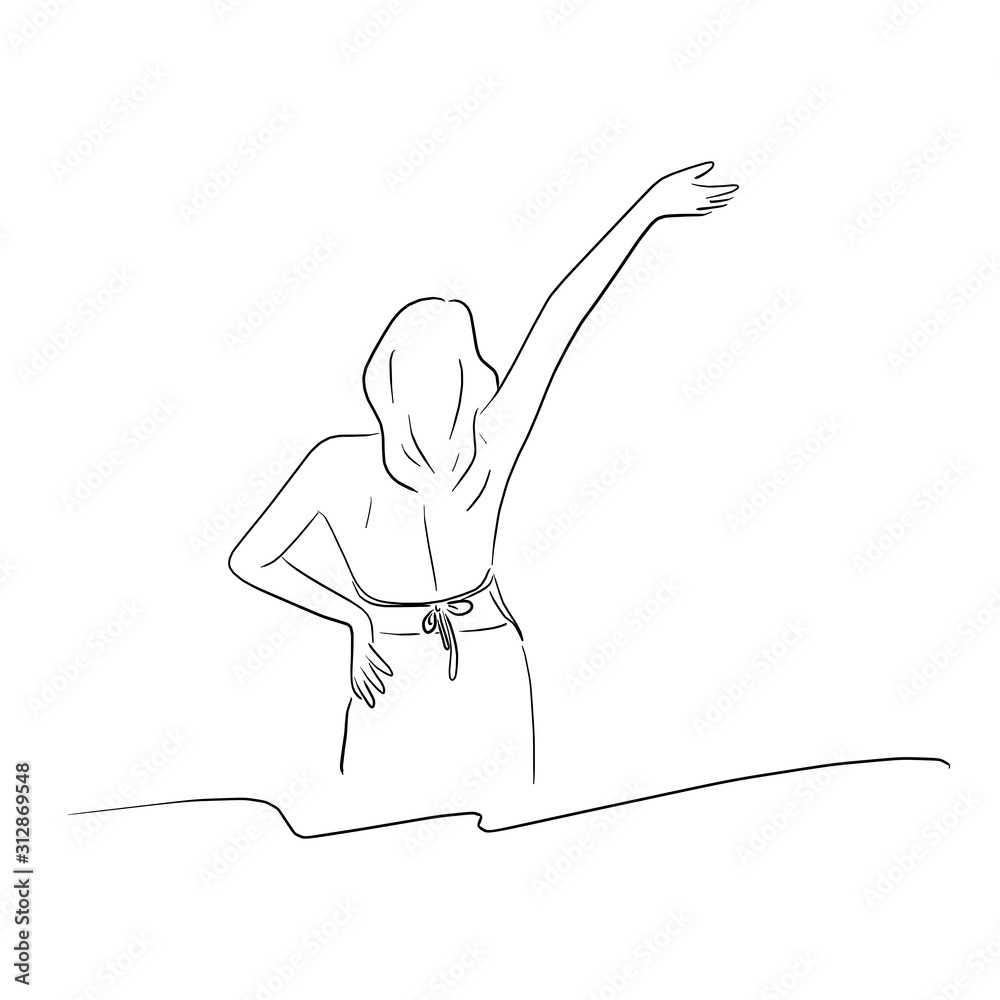 Back Of Right Hand Drawing