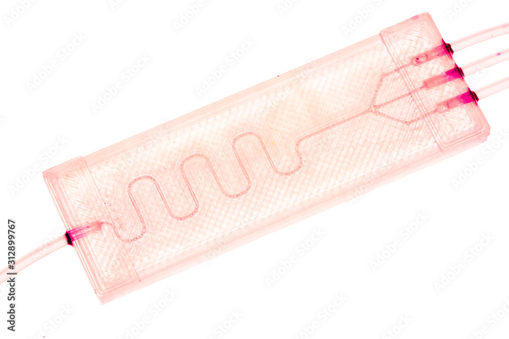 Organ-on-a-chip (OOC) - microfluidic device chip that simulates ...