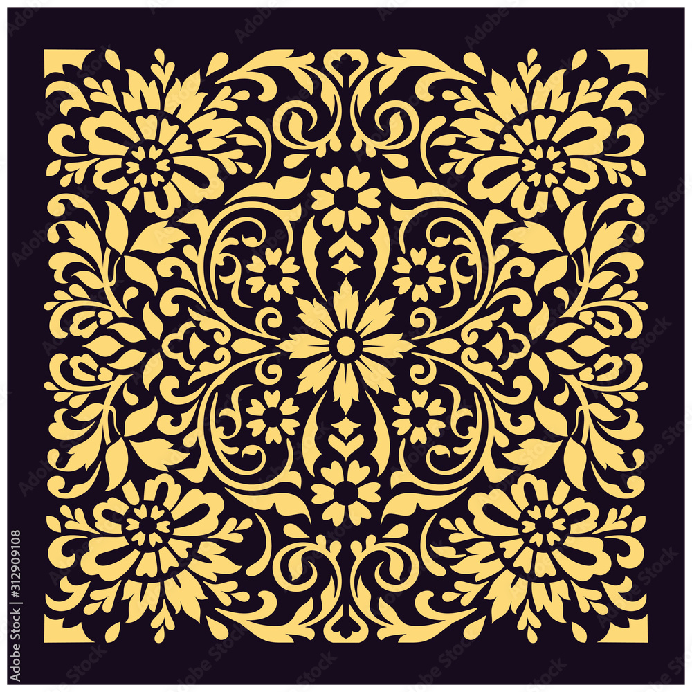 Decorative vector laser cut designs for invitation and apparel designs ...