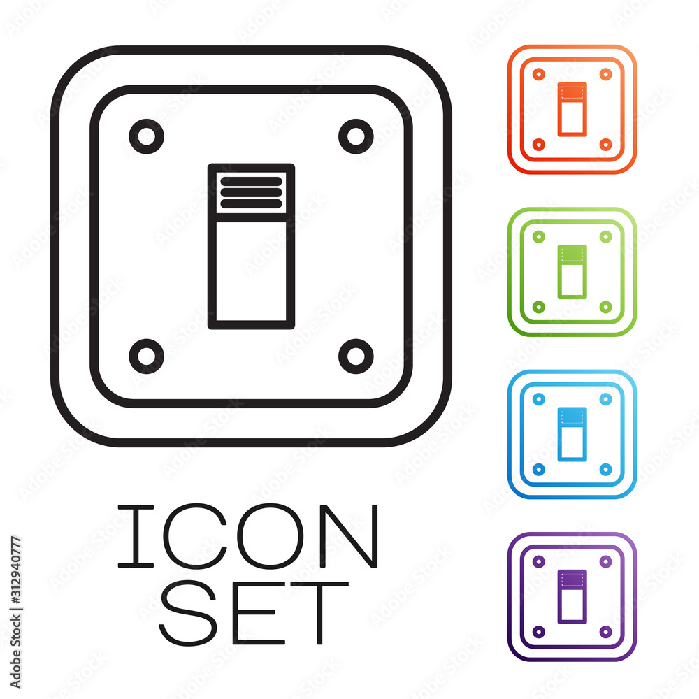 On Off Light Switch Icon