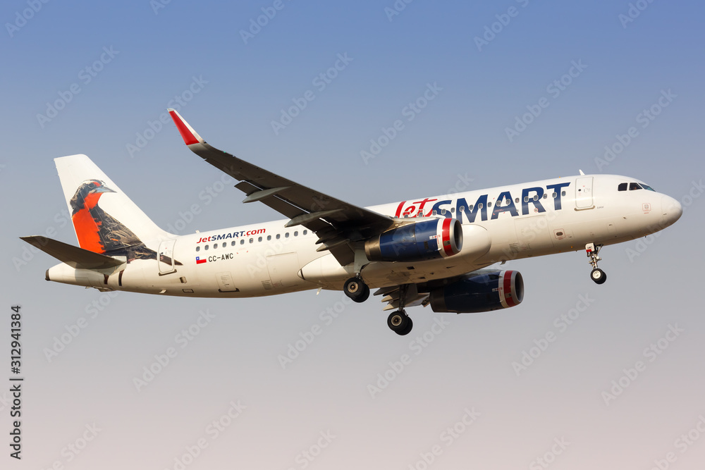 Foto de Jetsmart Airbus A320 airplane Lima airport do Stock | Adobe Stock