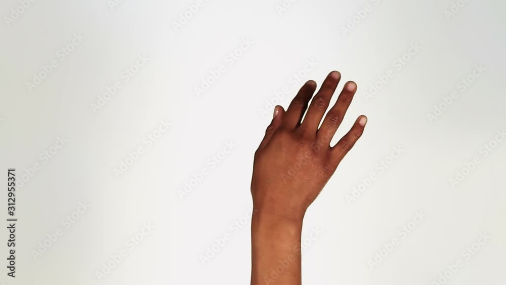 Set of 5 hand touchscreen gestures, showing the uses of computer ...