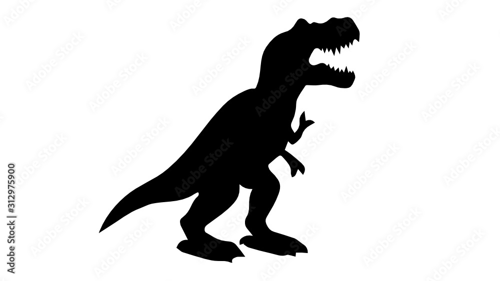 shadow t rex Stock Vector | Adobe Stock