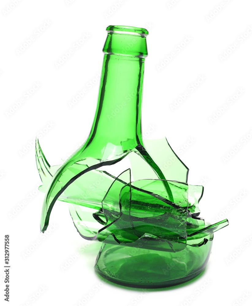Broken Wine Glass Bottle