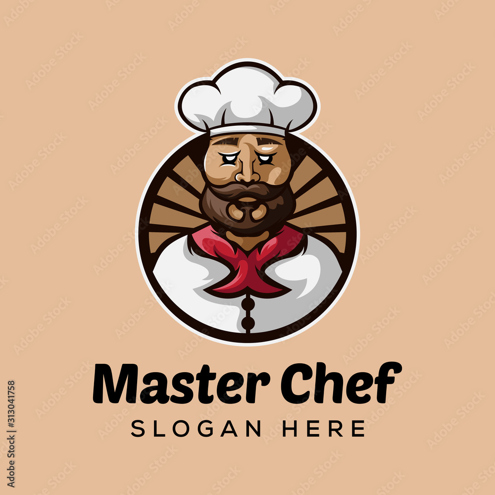 chef logo, master chef logo template Stock Vector | Adobe Stock