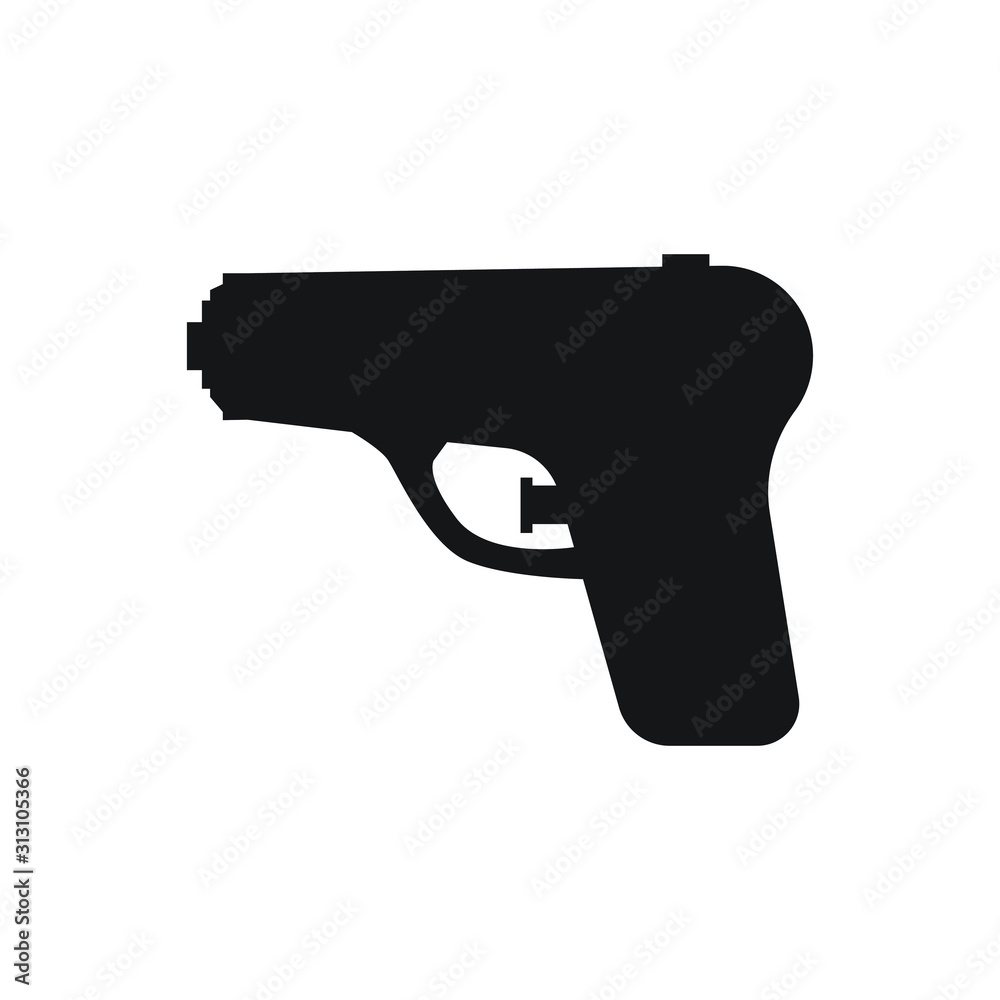 Water gun silhouette symbol sign vector Stock Vector | Adobe Stock