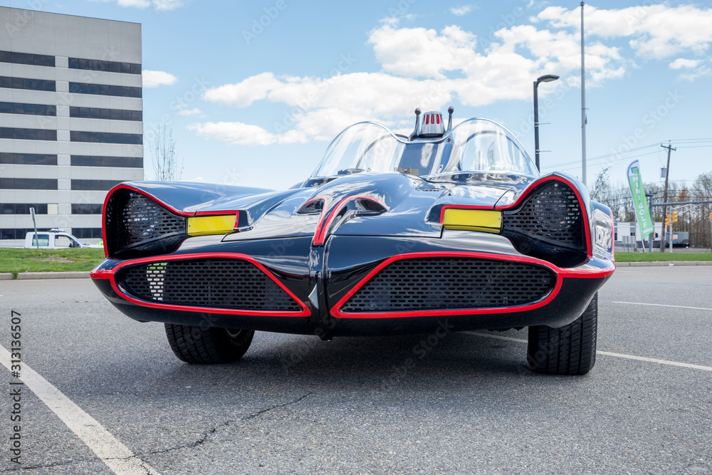 Woodbridge, NJ / USA - April 26, 2015: A replica of the original ...