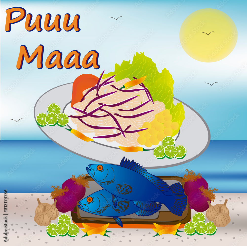 comida típica Peruana Stock Vector | Adobe Stock