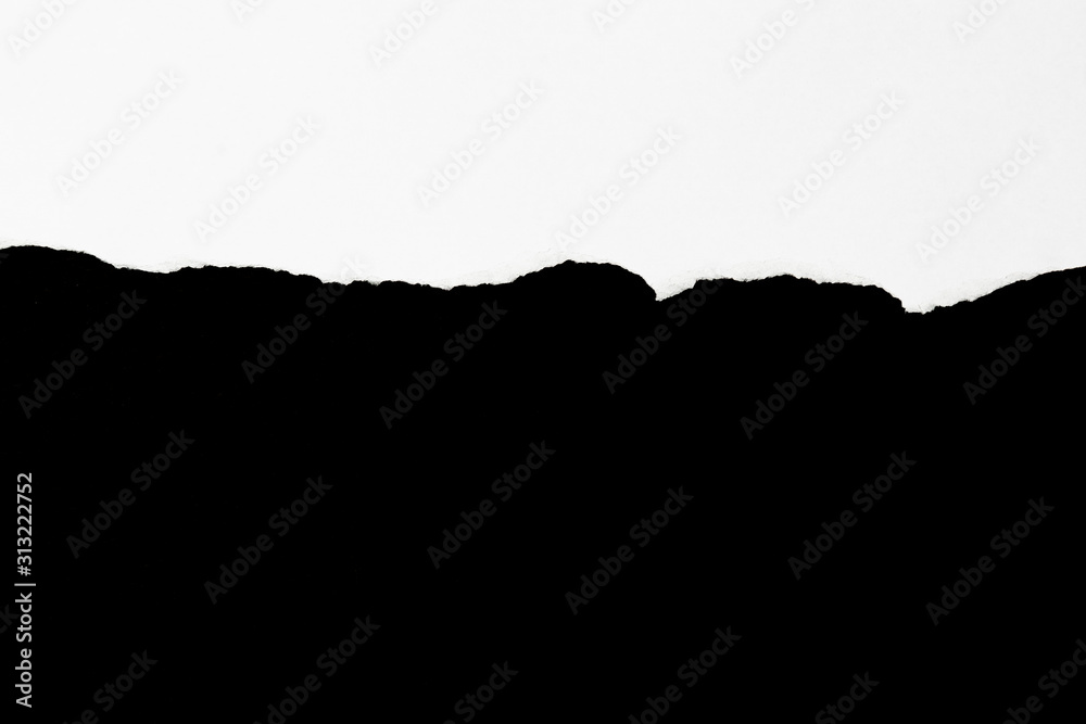 white ripped paper edge texture overlay background Stock Photo | Adobe ...