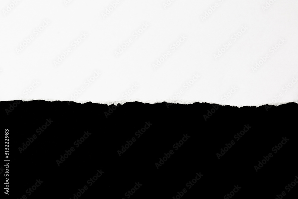 white ripped paper edge texture overlay background Stock Photo | Adobe ...
