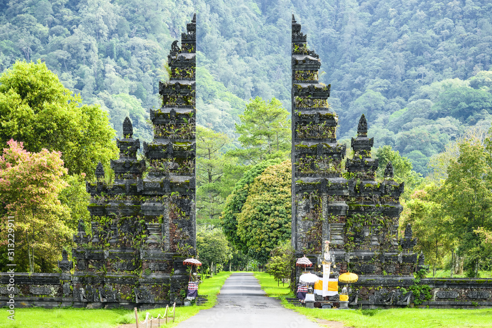 Stunning view of the Handara Iconic Gate located in North Bali ...