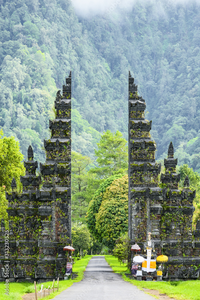 Stunning view of the Handara Iconic Gate located in North Bali ...