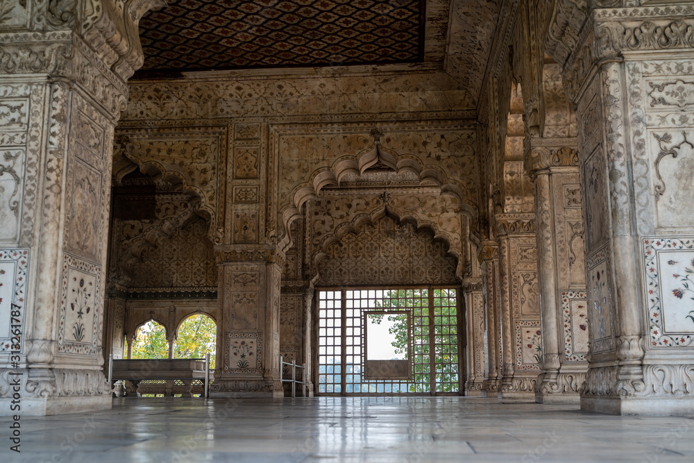 The Khas Mahal at the Red Fort New Delhi, India Stock Photo | Adobe Stock