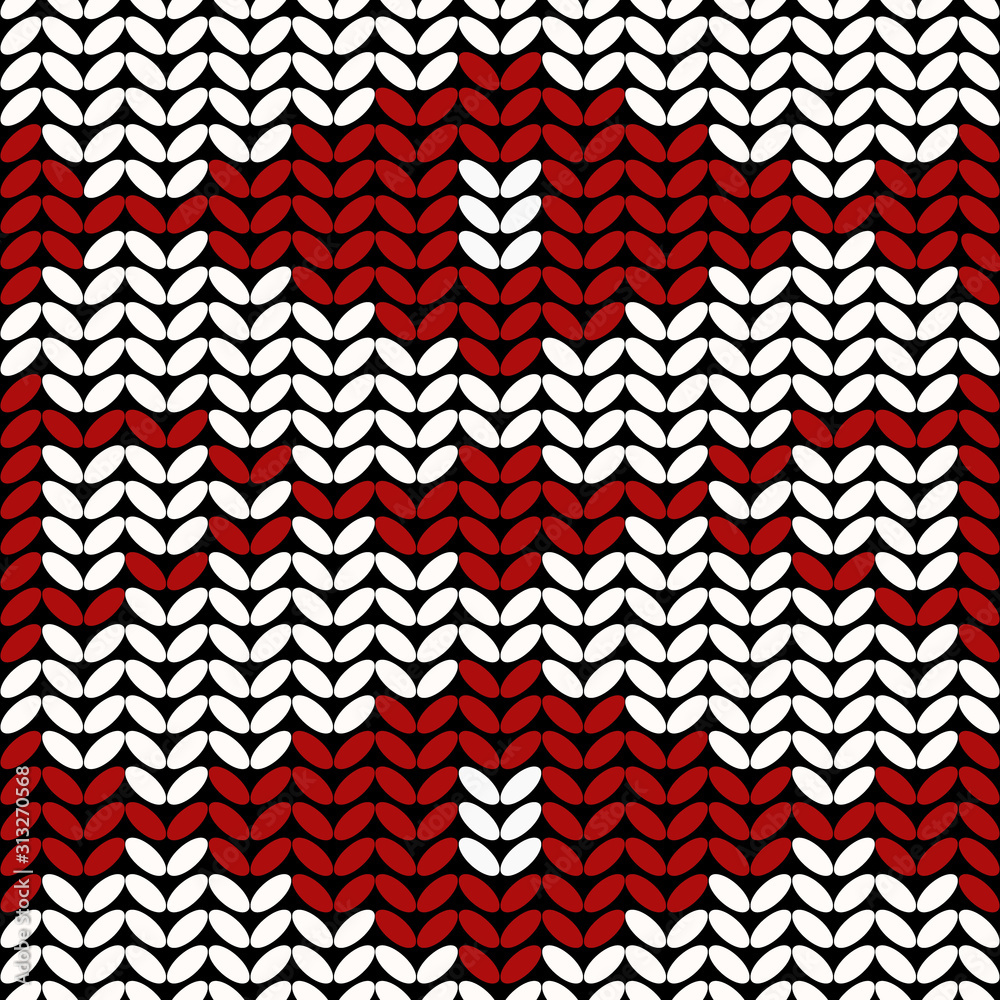 Full Seamless wool sweater pattern vector. Girls and boys wear design ...