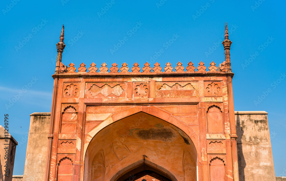 Gate at Agra Fort. UNESCO heritage site in India Stock Photo | Adobe Stock