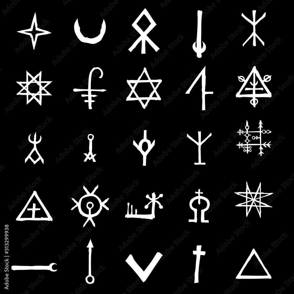 Voodoo Symbols Tattoo