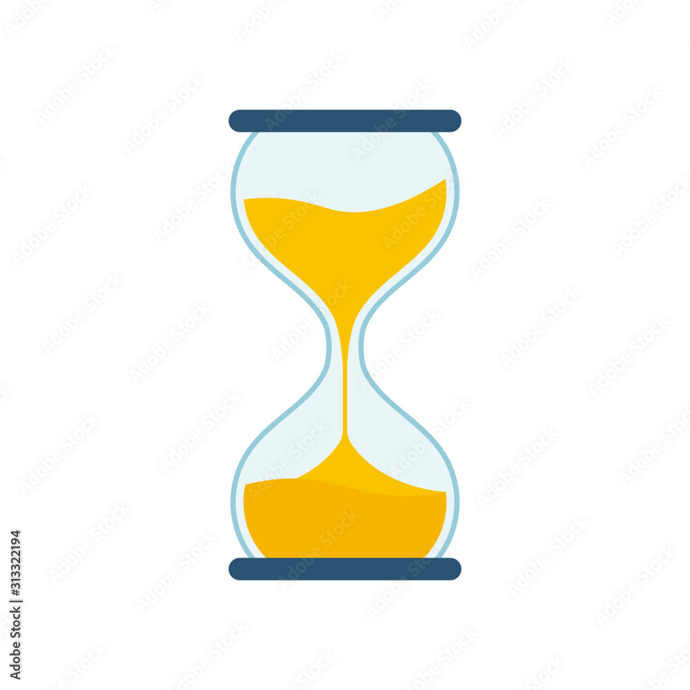 Hourglass Collection. Hourglass Timer Sand as Countdown. Vector stock ...