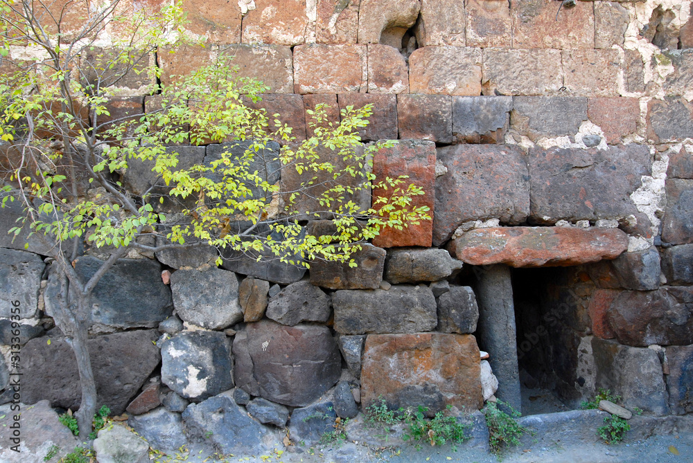 Megalithic masonry. Remains of fortress (10th century BC) which in 4th ...