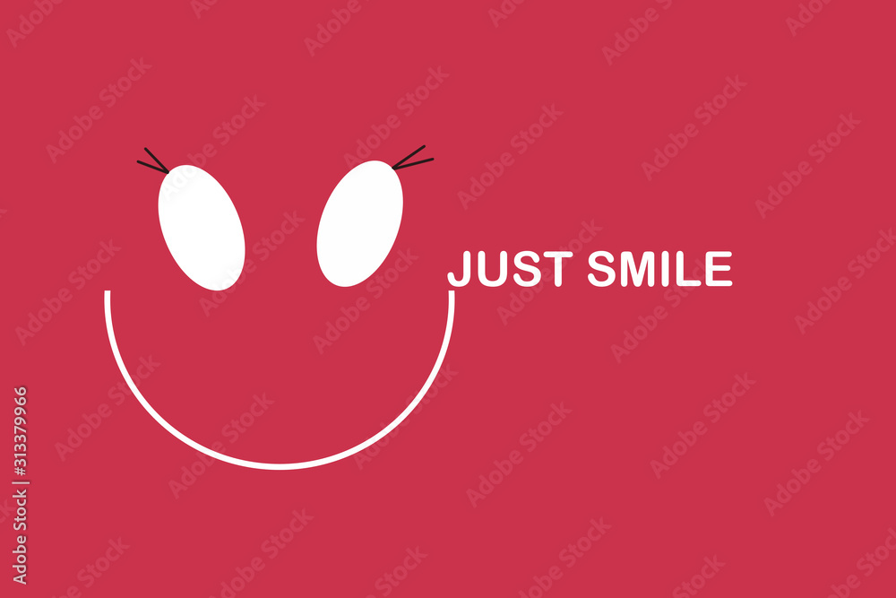 Smiley Face Out Of Words