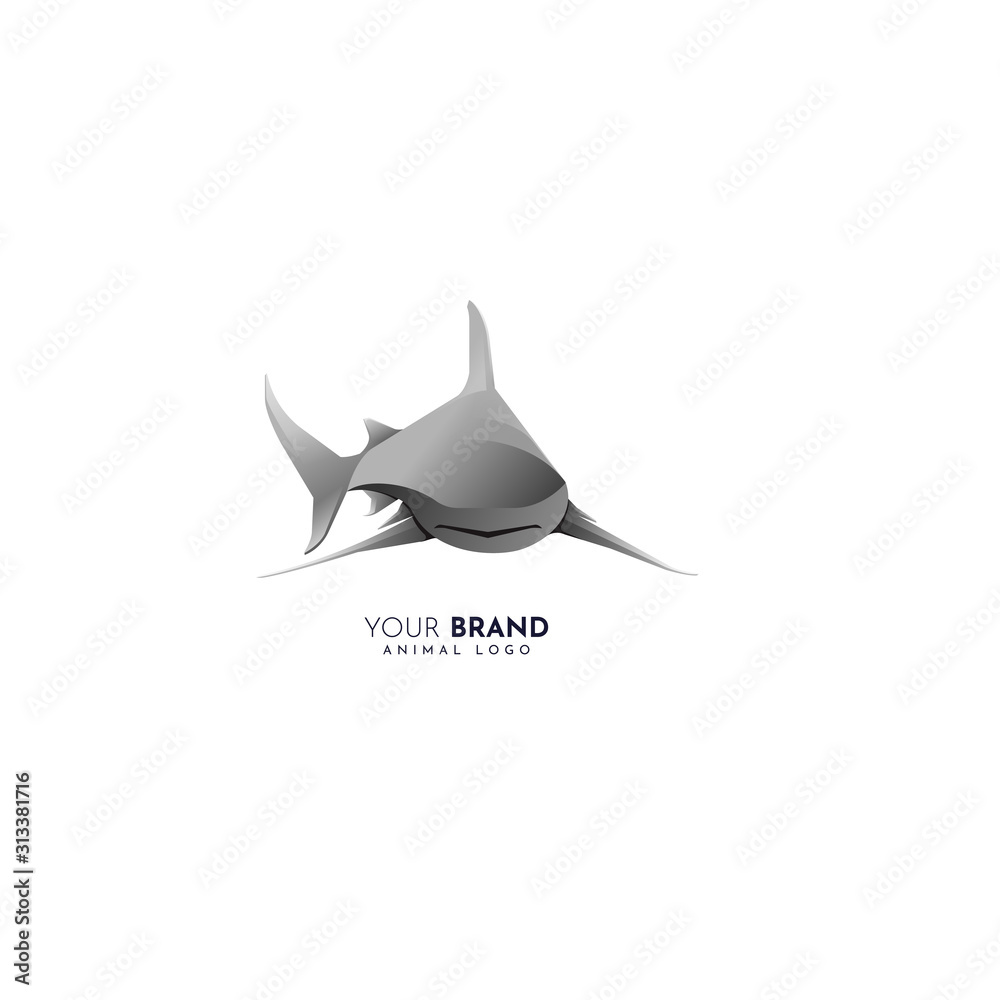 shark logo Stock Illustration | Adobe Stock