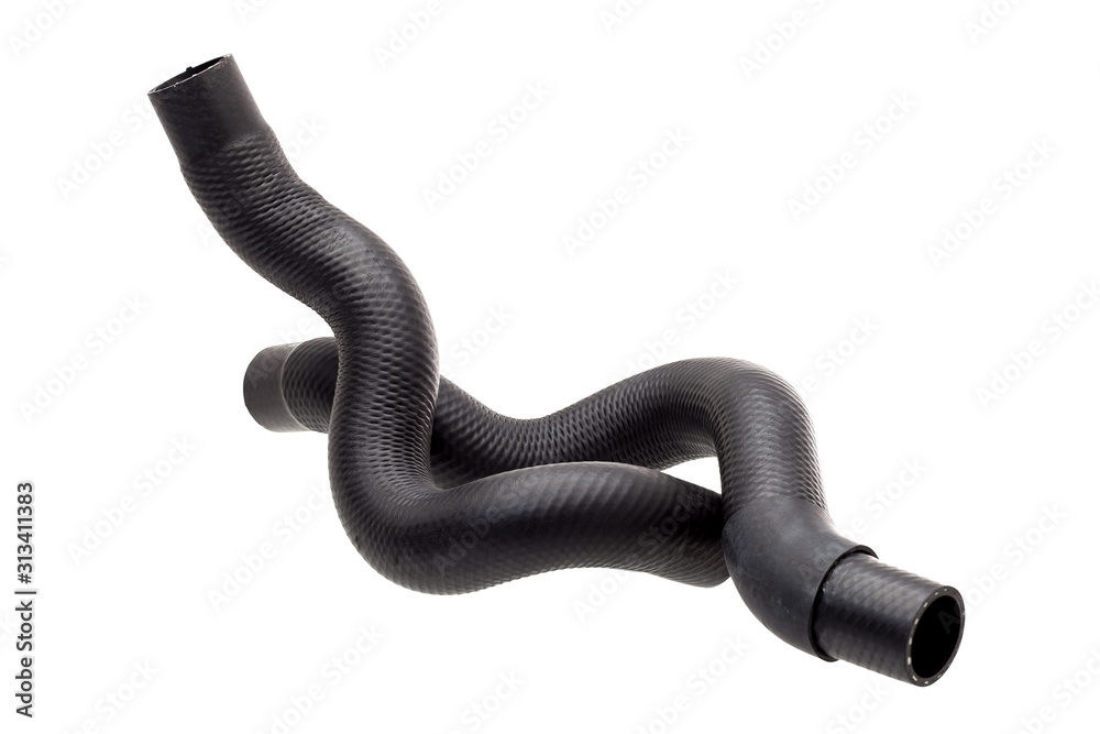 genuine radiator pipes made of black hard rubber with bends, new car ...