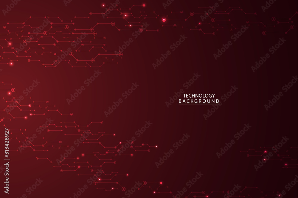 Abstract technology background Hi-tech communication concept futuristic ...