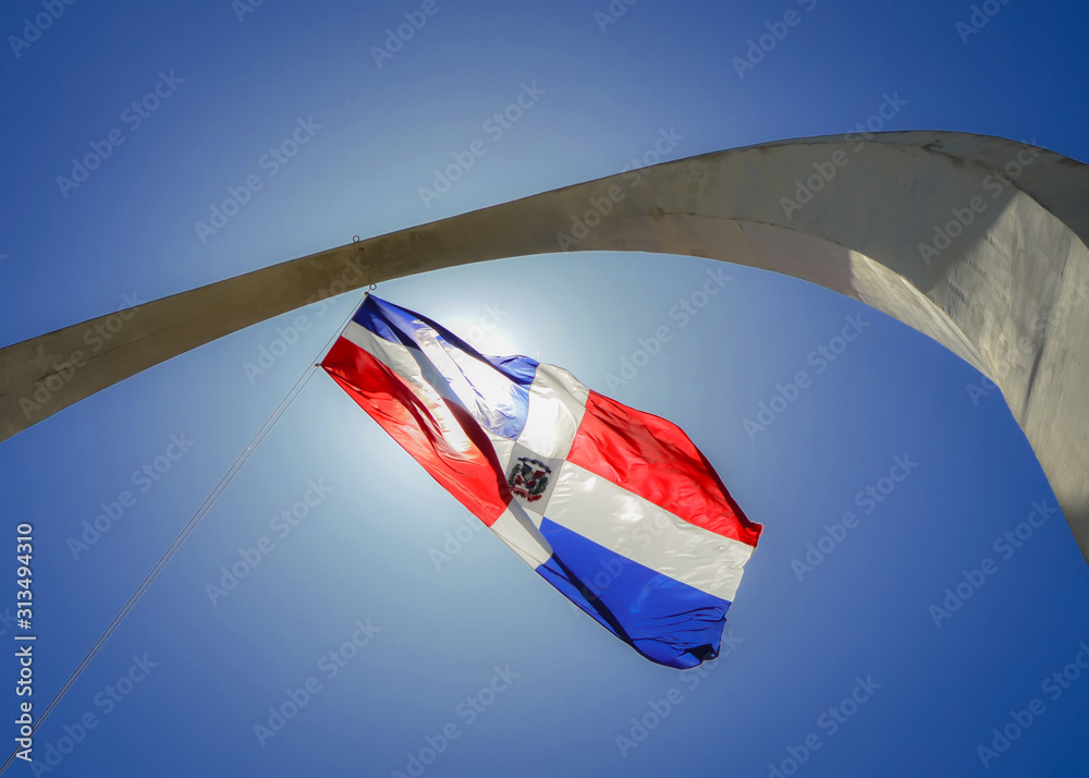 Foto de Plaza de la bandera Republica Dominicana do Stock | Adobe Stock
