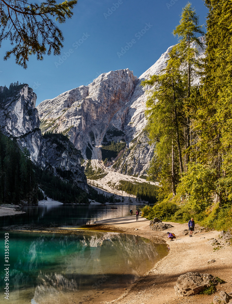 Incredible Nature landscape. Famous alpine place of the world Amazing ...