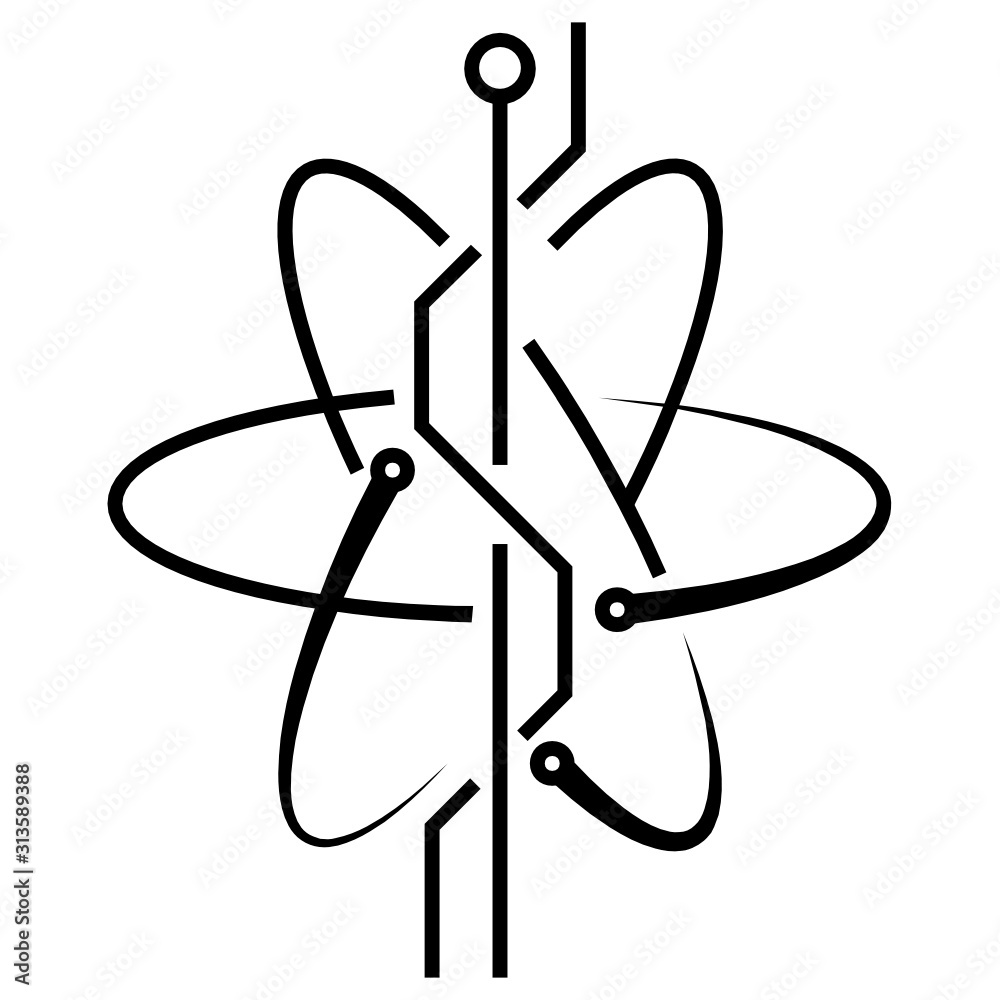 Bio Engineering Logo Design Concept, Biomedical Logo Vector, Computing ...