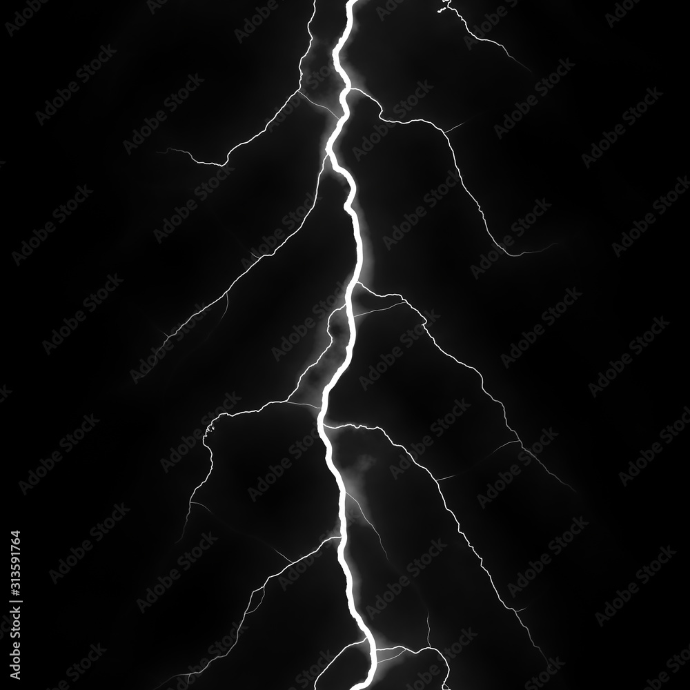 Lightning Bolt Black Background