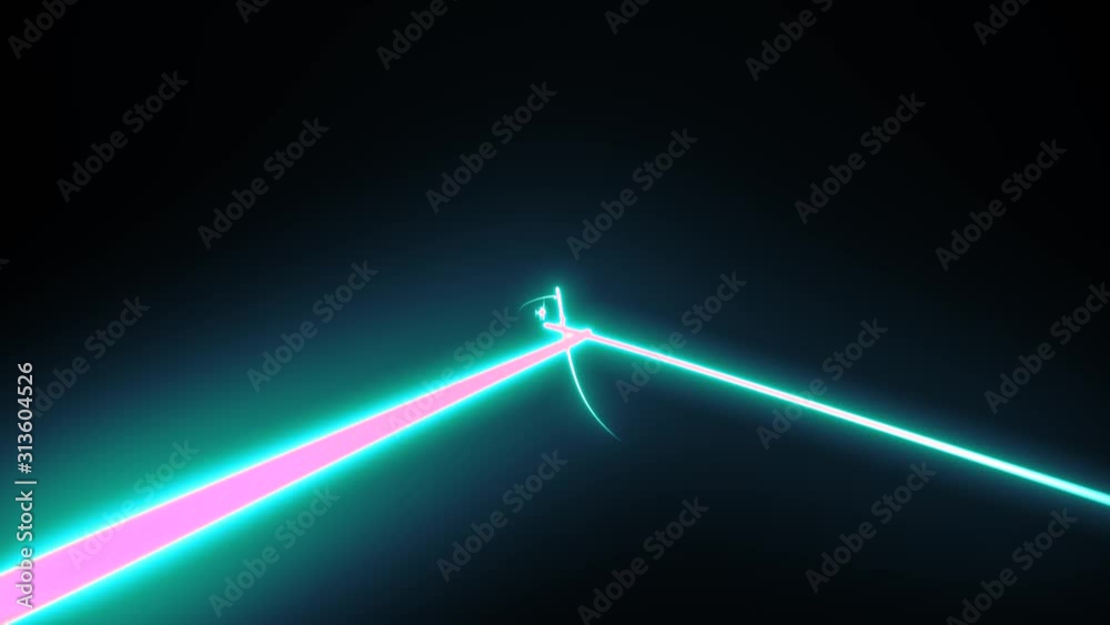 Stroke Lights Speed Flying Background/ 4k animation of a technology ...