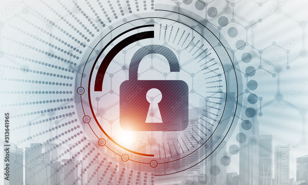 Cryptography and encryption algorithm concept Stock Photo | Adobe Stock