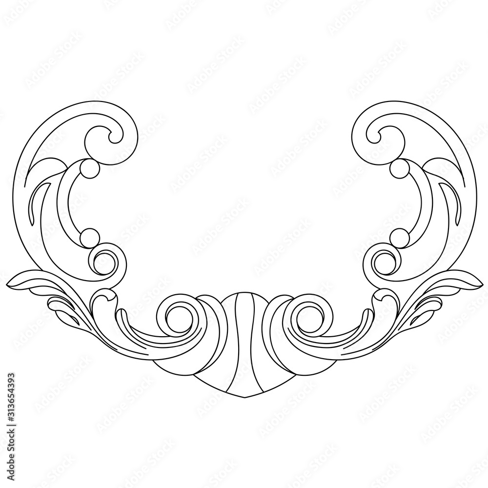 Baroque Corner Design