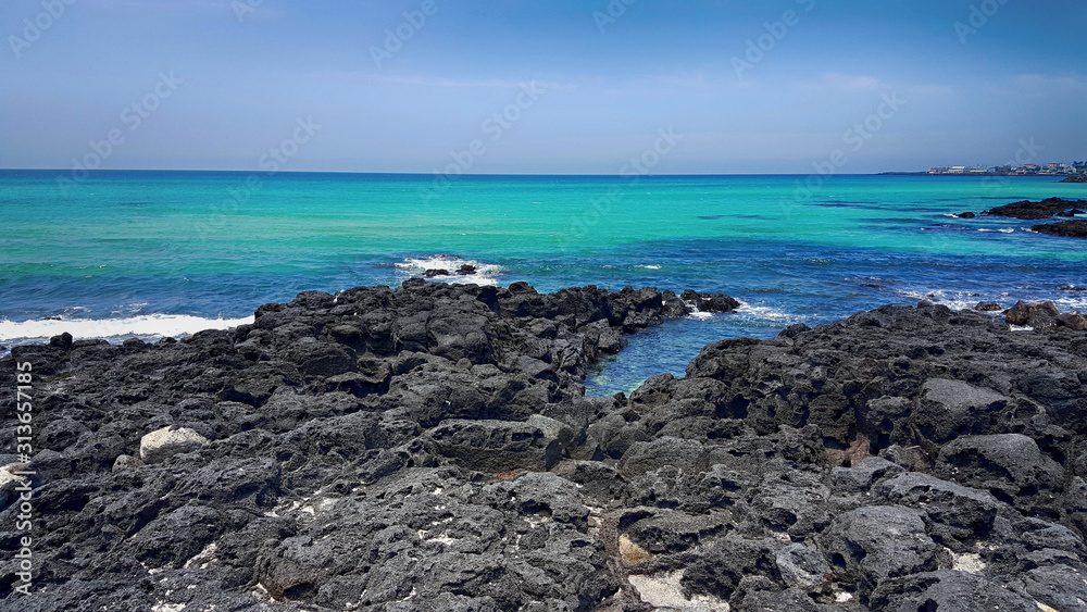 제주도 바다 풍경 제주바다 푸른바다 Stock 写真 | Adobe Stock