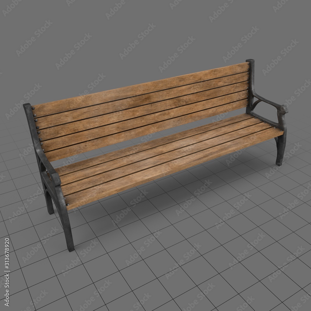 Bench Stock 3D asset | Adobe Stock