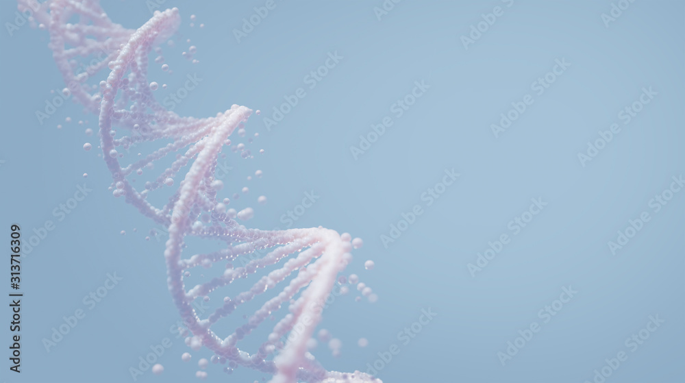 DNA complex spiral structure Stock Photo | Adobe Stock