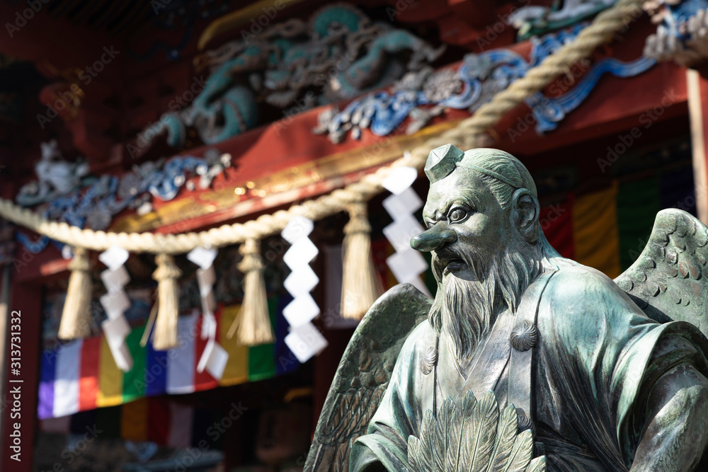"Tengu" Japanese long‐nosed goblin in Mt.Takao Stock Photo | Adobe Stock