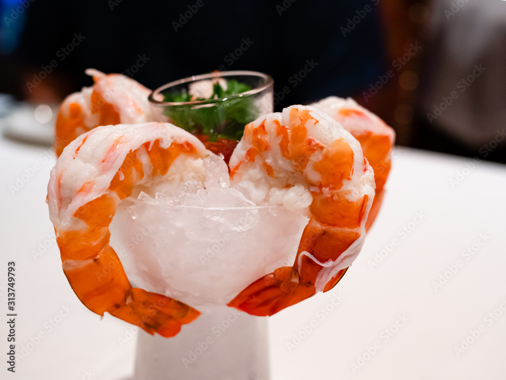 Shrimp Cocktail On Ice